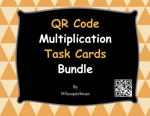 QR Code Multiplication Task Cards Bundle | Teaching Resources