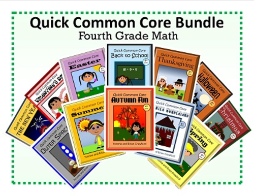 No Prep Common Core Math Bundle - The Complete Set (fourth grade ...