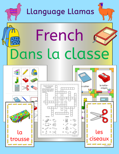 Dans la classe - French classroom vocabulary - activities and games by ...