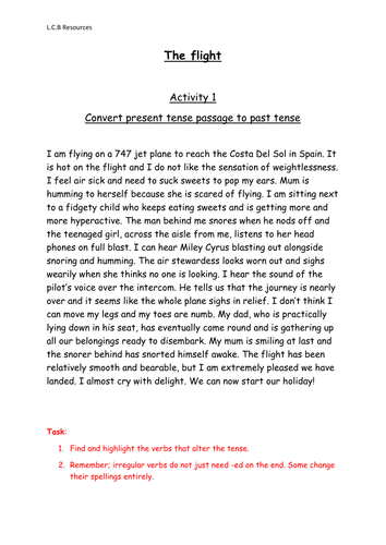 Converting text to past tense and identifying past tense forms ... Converting text to past tense and identifying past tense forms ...
