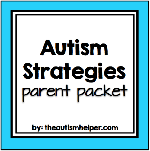 Autism Strategies {PARENT PACKET} | Teaching Resources