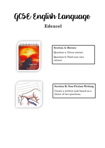 GCSE English Language Workpack- Edexcel Legacy Spec Heroes | Teaching ... GCSE English Language Workpack- Edexcel Legacy Spec Heroes | Teaching ...