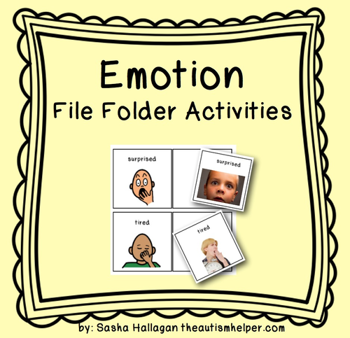 Emotion File Folder Activities | Teaching Resources