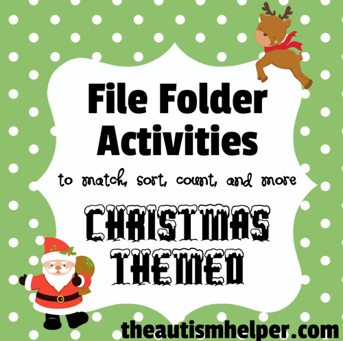 File Folder Activities for Christmas | Teaching Resources