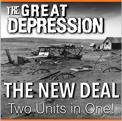 The Great Depression/New Deal Unit - PPTs w/Videos, Handouts, Tests ...