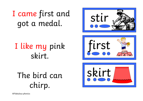 Decodable books 7 pages RWI Set 2 sound ir Phonics Year 1 by LiziP ...