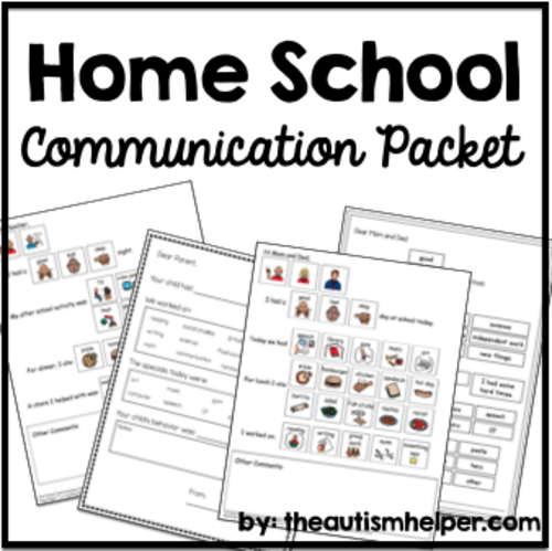 Home School Communication Packet | Teaching Resources