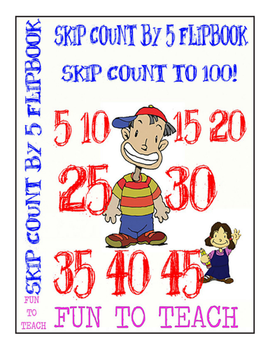 Skip Counting by 5 - Color, Cut and Assemble! | Teaching Resources