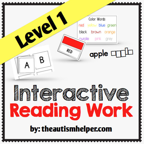 Interactive Reading Work Book {Level 1} | Teaching Resources