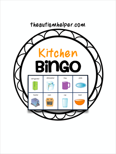 Kitchen Bingo | Teaching Resources