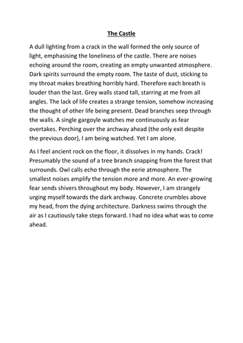 KS3 English Descriptive and Narrative Writing Resources by smiley87 ...