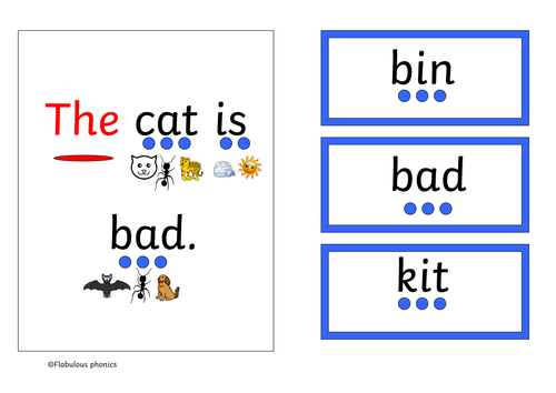 RWI set 1 sound decoding book. b c u ck cvc vc words with sound buttons ...