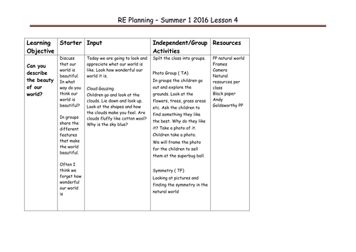 Year 2 RE / PSHE / P4C Awe and wonder at the world | Teaching Resources