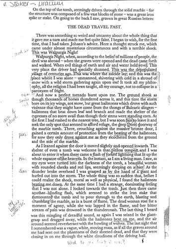 Dracula Reading Analysis by shefpgce10 - UK Teaching Resources - TES