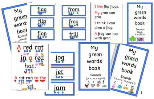 RWI set 1 set 2 and set 3 booklets to segment and decode Phonics ...