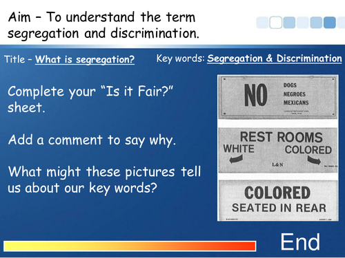 What are Segregation & discrimination | Teaching Resources