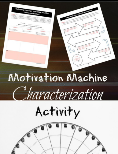Analyzing Character Motivation A Literary Analysis Mini Lesson Teaching Resources 