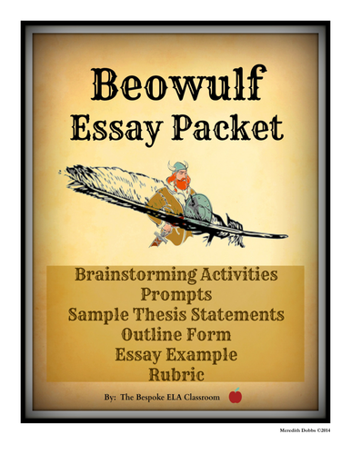 BEOWULF Essay Packet | Teaching Resources