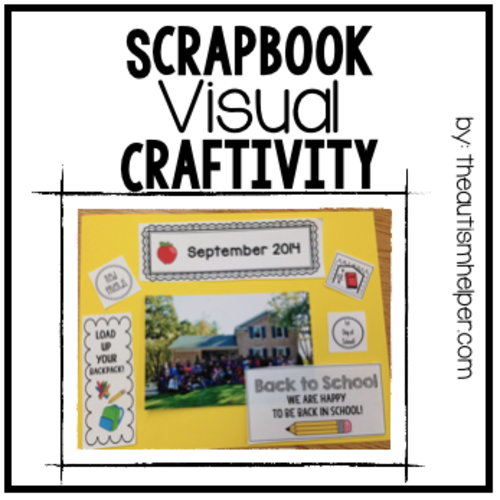 Scrapbook Visual Craftivity | Teaching Resources