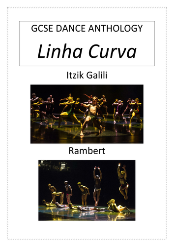 GCSE Dance - New - Linha Curva study booklet. | Teaching Resources