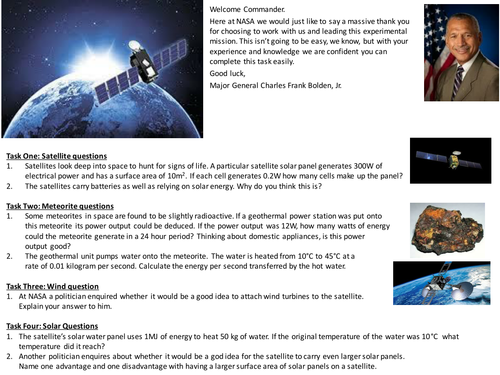 New AQA GCSE Physics Energy Lesson 16 Wind Solar and Geothermal Energy ...