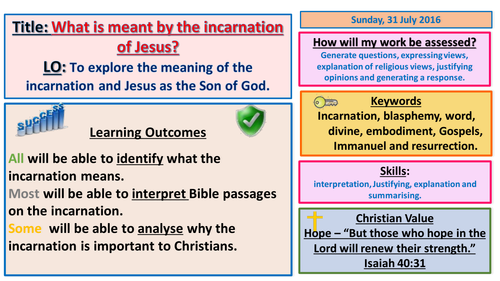 Christian bible quotes revision by maz1 - UK Teaching Resources - TES