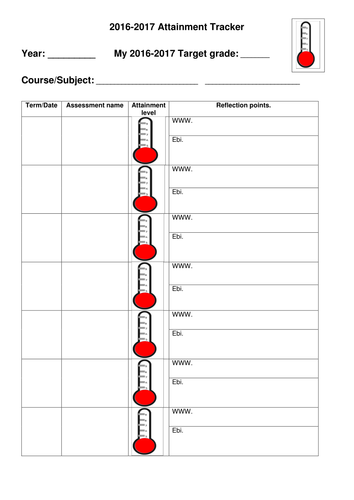 UK GCSE courses, personal progress tracker | Teaching Resources UK GCSE courses, personal progress tracker | Teaching Resources