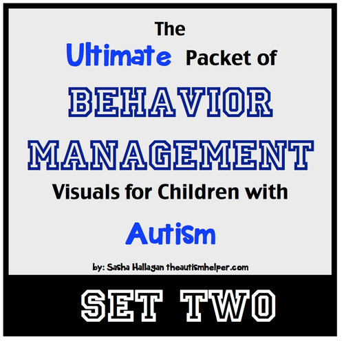 Ultimate Packet of Behavior Management Visuals for Children with Autism ...