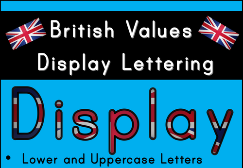 British Values Display Lettering | Teaching Resources