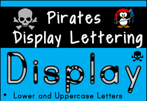 Pirates Display Lettering | Teaching Resources