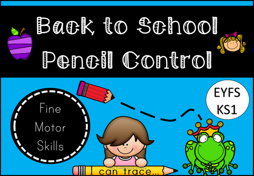 Back to School Pencil Control Activity Book for EYFS/KS1 | Teaching ...