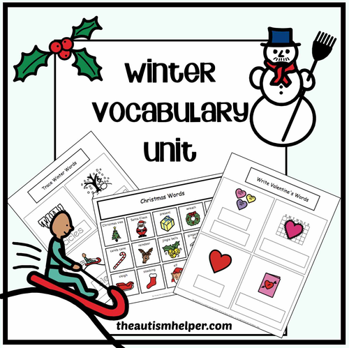 Winter Vocabulary Unit {for Special Education} | Teaching Resources