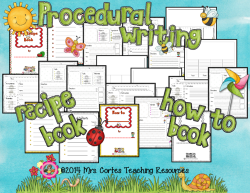 Procedural Writing - Recipe and How to Books | Teaching Resources