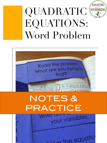 Quadratics: Graphs - Complete Unit of Work by tomotoole - UK Teaching ...