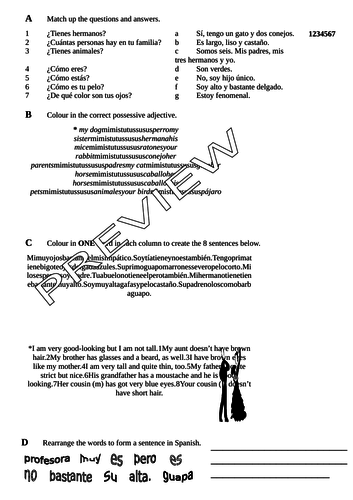 Mi Familia | Teaching Resources