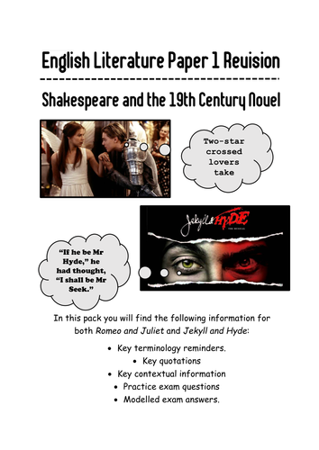 AQA English Literature Paper One Revision Guide by Charlotte201290 ...