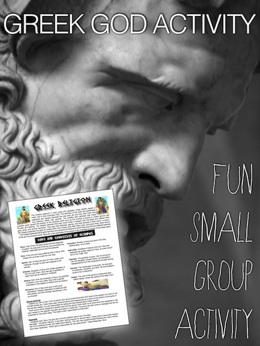 Greek Gods Small Group Activity | Teaching Resources