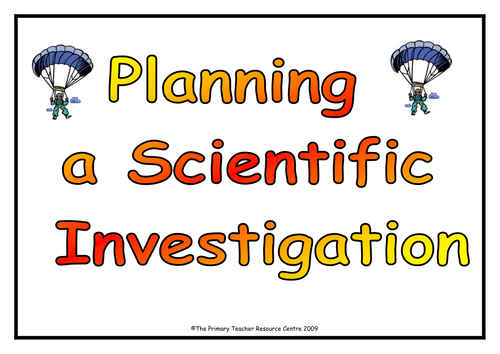 SC1 Science Investigation Planning Posters by ResourceCentre - Teaching ...