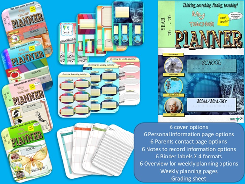 Back to school : Teacher Planners - Get Organised | Teaching Resources