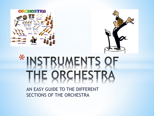 Instruments of the Orchestra | Teaching Resources