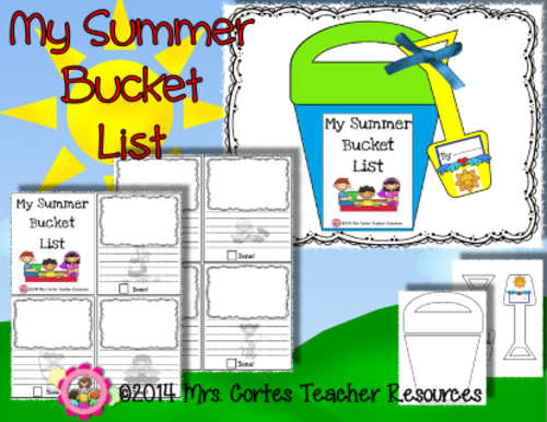 My Summer Bucket List | Teaching Resources