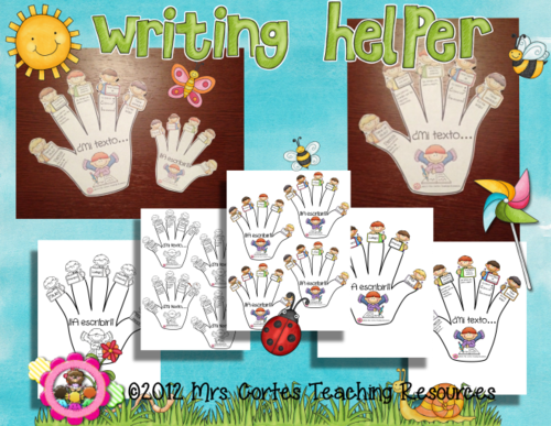 Writing Helper SPANISH | Teaching Resources