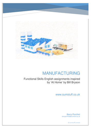 Manufacturing for Functional Skills English Bundle | Teaching Resources