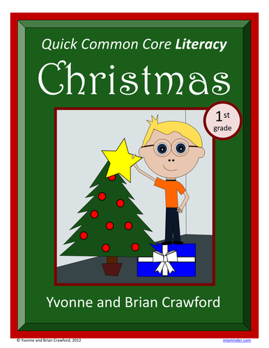 Christmas No Prep Common Core Literacy (1st grade) | Teaching Resources