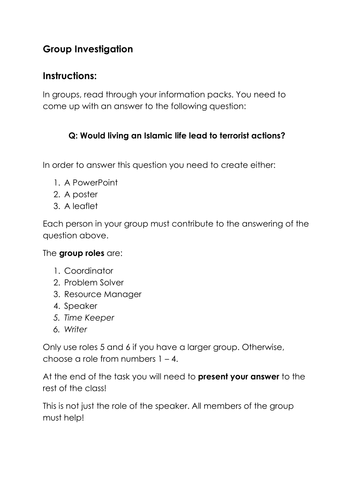 Lesson 3 Jihad and Quran whole lesson PPT and resources Citizenship KS3 ...