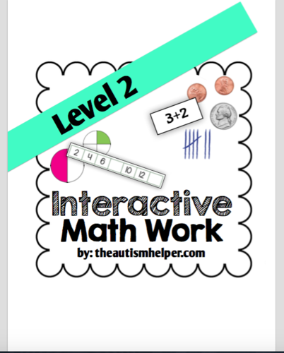 Interactive Math Work Book {Level 2} | Teaching Resources