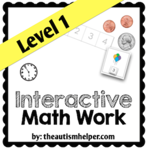 Interactive Math Work Book {Level 1} | Teaching Resources