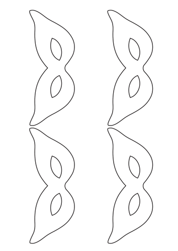 Mask template | Teaching Resources