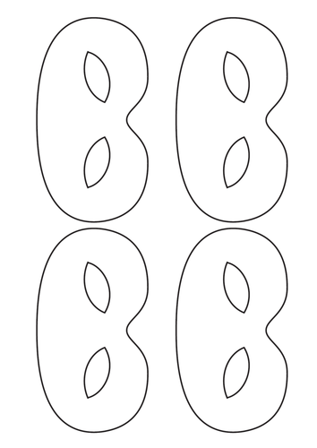 3 mask templates | Teaching Resources