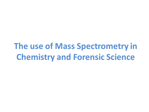 Mass Spectrometry Tutorial - with a focus on interpretation of spectra ...